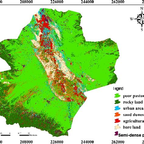 Land Use Map Produced By Fuzzy Artmap Neural Network Method Download