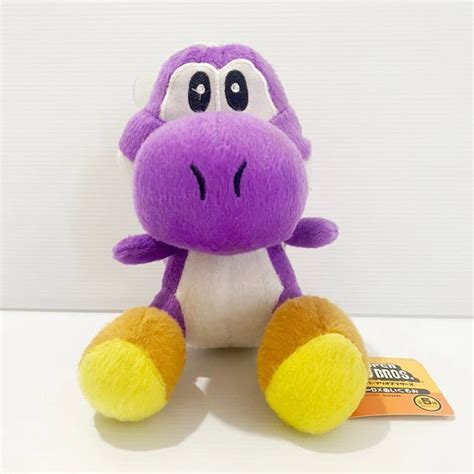 New Super Mario Bros Purple Yoshi Plush Brand New With Tags Free