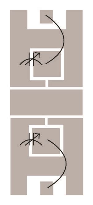 A Schematic Of The Tunable Band Stop Filter B Fabricated M Dgs Download Scientific Diagram