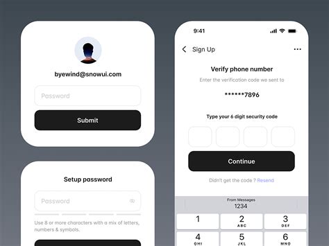 注册流程ui设计 Byewind 站酷zcool