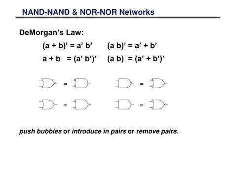 Ppt Cs 151 Digital Systems Design Lecture 11 Nand And Xor Implementations Powerpoint