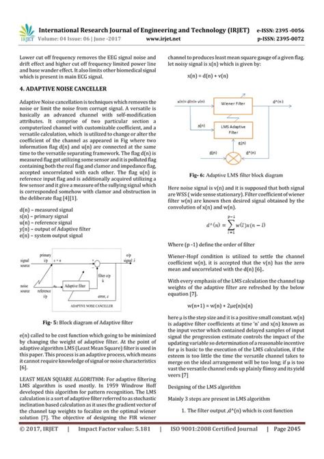 Ecg Signal Denoising Using Digital Filter And Adaptive Filter Pdf