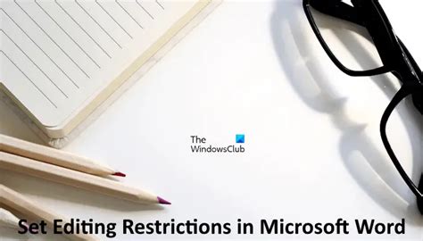 How To Restrict Editing In Word