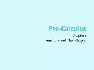 PPT Pre Calculus PowerPoint Presentation Free Download ID 6694485