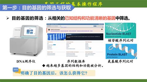 基因工程的基本操作程序第 课时课件 共 张PPT 份视频 学年高二下学期生物人教版选择性必修 世纪教育网 二一教育