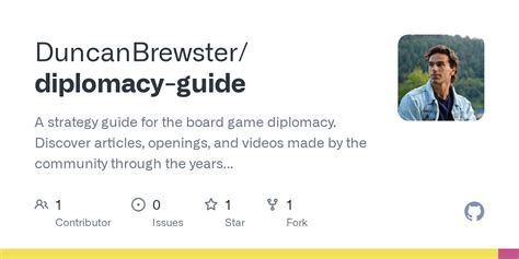 Github Duncanbrewster Diplomacy Guide A Strategy Guide For The Board Game Diplomacy Discover