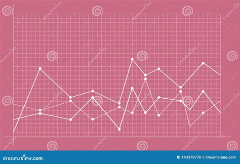 Abstract Financial Chart With Uptrend Line Graph Stock Vector Illustration Of Lines Financial