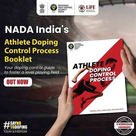 Nada Indias ‘athlete Doping Control Process Booklet Nada India