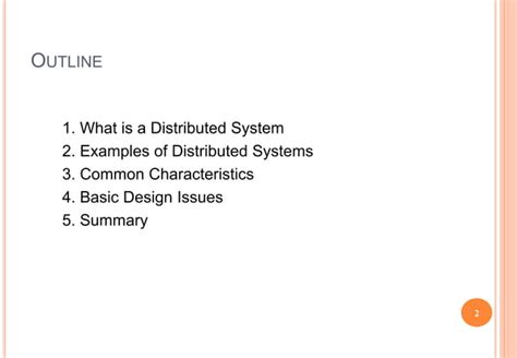 Distributed Systems Characterization Design Ppt