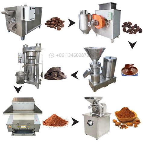 Cocoa Bean Powder Processing Line Cacao Powder Making Machine Alibaba Com