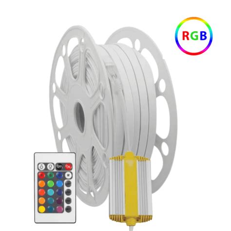 Manguera Rgb Neon Led Para Exterior 110v Atenuable Tienda De