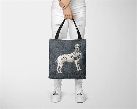 Dalmatian Dog Tote Bag Illustrated Dogs And 6 Denim Inspired Styles All