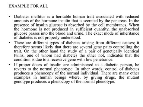 Penetrance And Expressivity Pdf Diabetes Diseases And Conditions