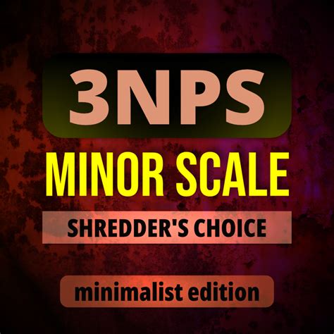 Minor Scale 3nps Flat Style Guitar Patterns Pdf Chart Musician Poster