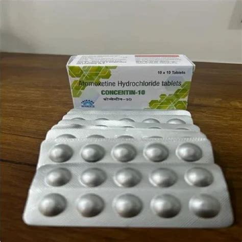 Atomoxetine Hydrochloride Tablets 10 Mg At Rs 2000 Stripe In Mumbai