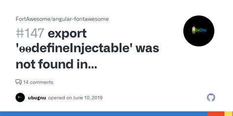 export ɵɵdefineinjectable was not found in angular core · issue