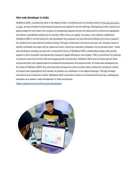 Ppt Hire Web Developer In India Powerpoint Presentation Free Download Id13105144