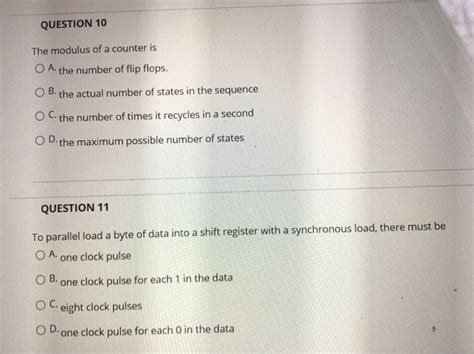Solved QUESTION A Bit Binary Counter Has A Maximum Chegg