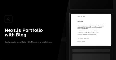 Nextjs Portfolio With Blog