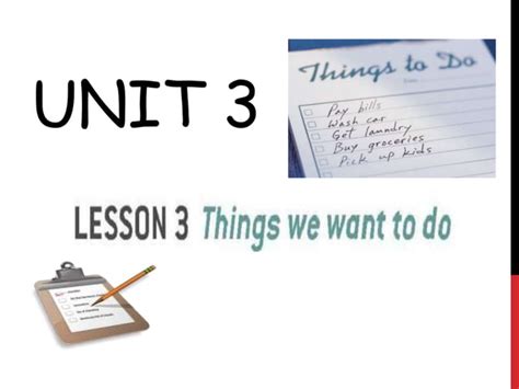 unit 3 lesson 3 ppt