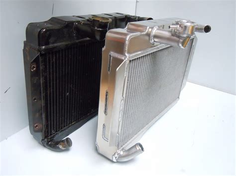 Aluminium High Performance Radiators Water Swirl And Header Tanks