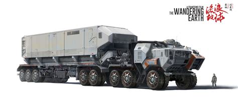 Futuristic Military Truck