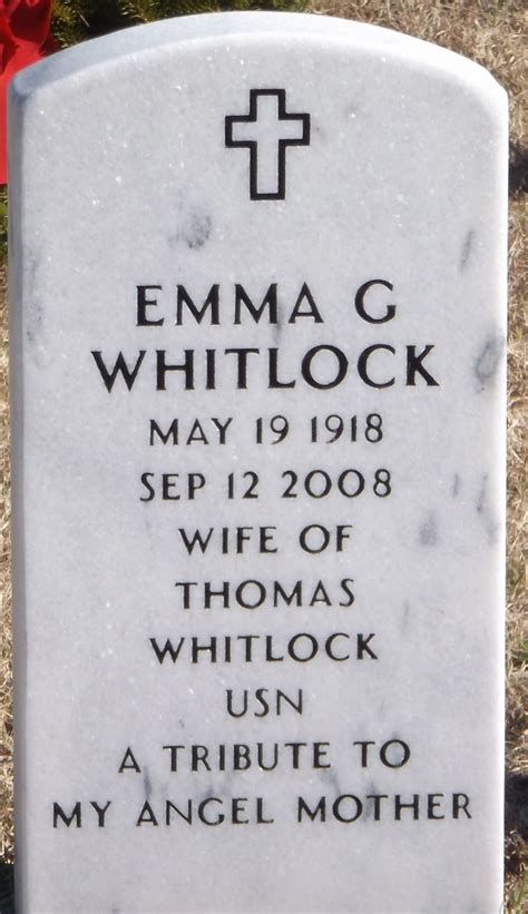 Emma E Grace Whitlock 1918 2008 Find A Grave Memorial