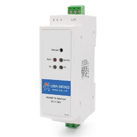 usr dr302 din rail serial rs485 to ethernet tcp ip server module