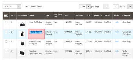Magento 2 Product Grid With Editor Edit Product Attributes In Magento