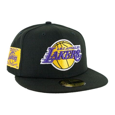 New Era 59fifty Los Angeles Lakers Champion Banner Bk Black