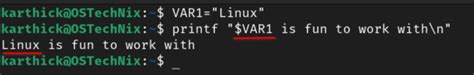 Bash Printf Command Explained With Examples Ostechnix