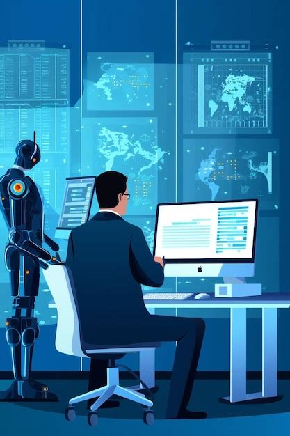 Premium Photo Robotic Process Automation In Banking Intelligent Automation Digital