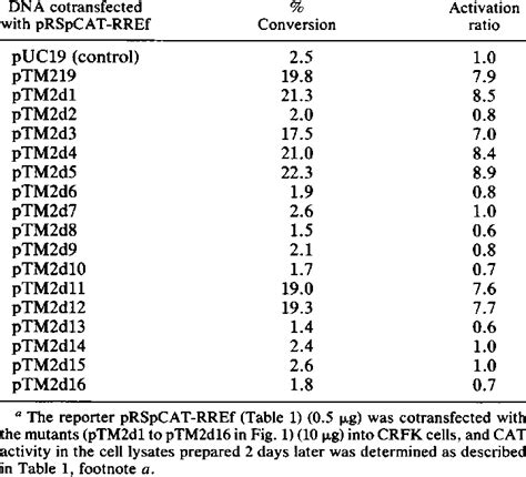 Activation Potentials Of Various Fiv Deletion Mutantsa Download Table