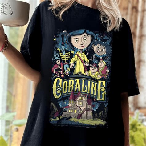 Coraline Halloween Shirt Western Meowdy