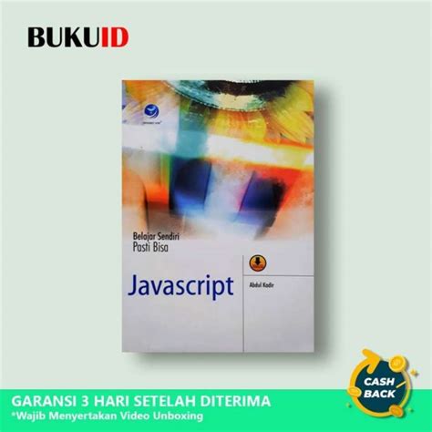 Promo Buku Belajar Sendiri Pasti Bisa Javascript Diskon 23 Di Seller Zawaru Store Tanah