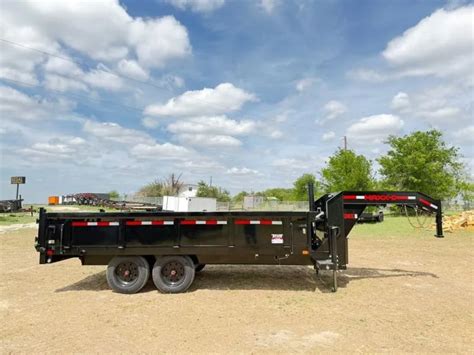 2026 Maxx D Trailers D9x 16 X 96 Telescoping Gooseneck Dump Trailer W