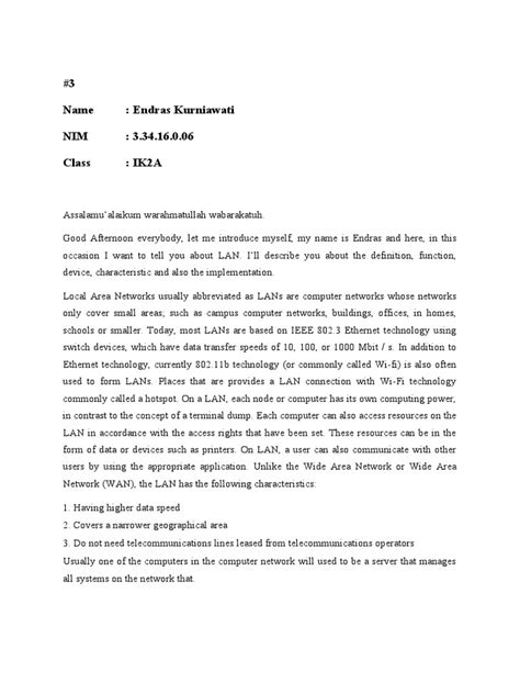 Lan Introduction Explaining Definition Function Devices And Types Pdf Local Area Network