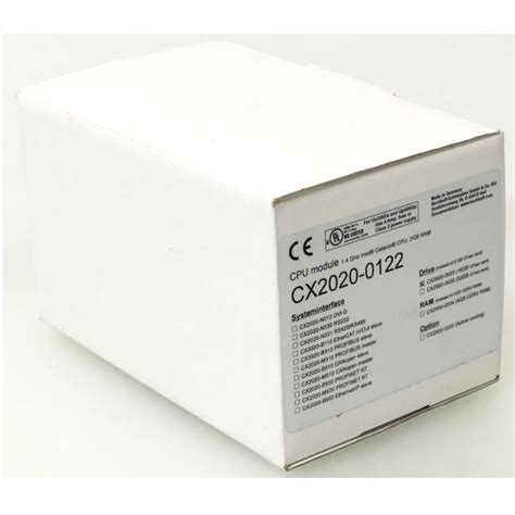 New And Original Beckhoff Cx2020 0122 Basic Cpu Module Service Phase In Stock