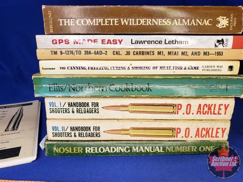 Books 9 Nosler Reloading Manual Handbooks For Shooters And Reloaders Complete Wilderness Almanac