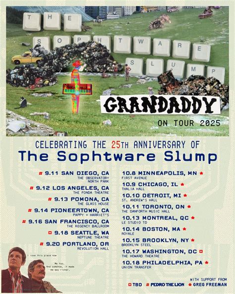 Grandaddy Announce Sophtware Slump Anniversary Tour Pitchfork