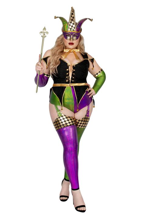 Plus Size Carnival Cutie Costume Plus Size Mardi Gras Halloween