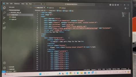 Injam Bhavya On Linkedin Task03 Prodigy Tictactoe Webdevelopment