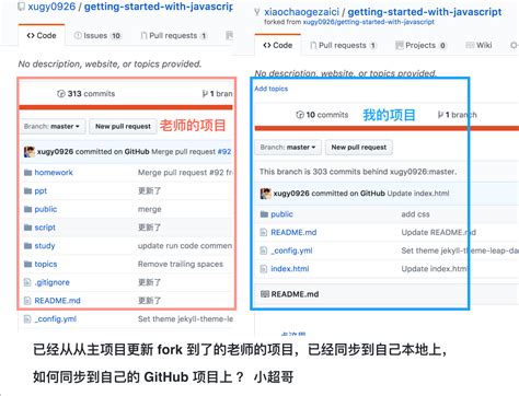 如何同步项目到自己的 github 项目上 · issue 108 · xugy0926 getting started with