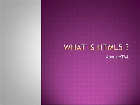 What Is Html5 Astonishingceiyrs