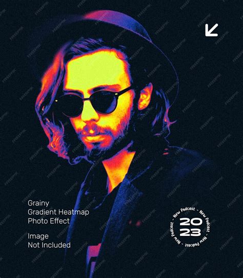 Premium Psd Heatmap Photo Filter Editable Psd Effect Template