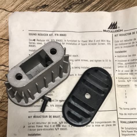 Mcculloch Power Mac 6 Chainsaw Stack Muffler New 89683 Box 12