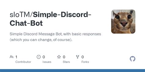 Github Slotmsimple Discord Chat Bot Simple Discord Message Bot