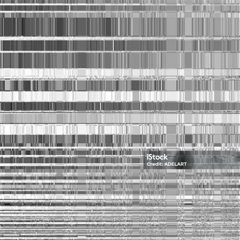 Vetores De Falha Erro Na Tela Do Computador Design Abstrato De Ruído De Pixel Digital O Sinal De