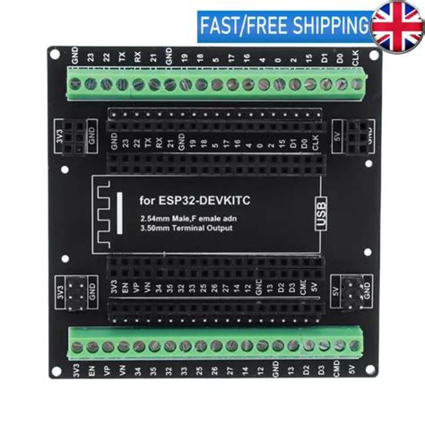 Useful 381mm 015inch Terminal Gpio Expansion For Esp32 Devkitc Esp Wroom 3 £902 Picclick Uk