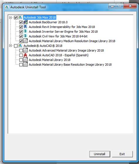 solved unable to install reinstall or unistall 3ds max 2018